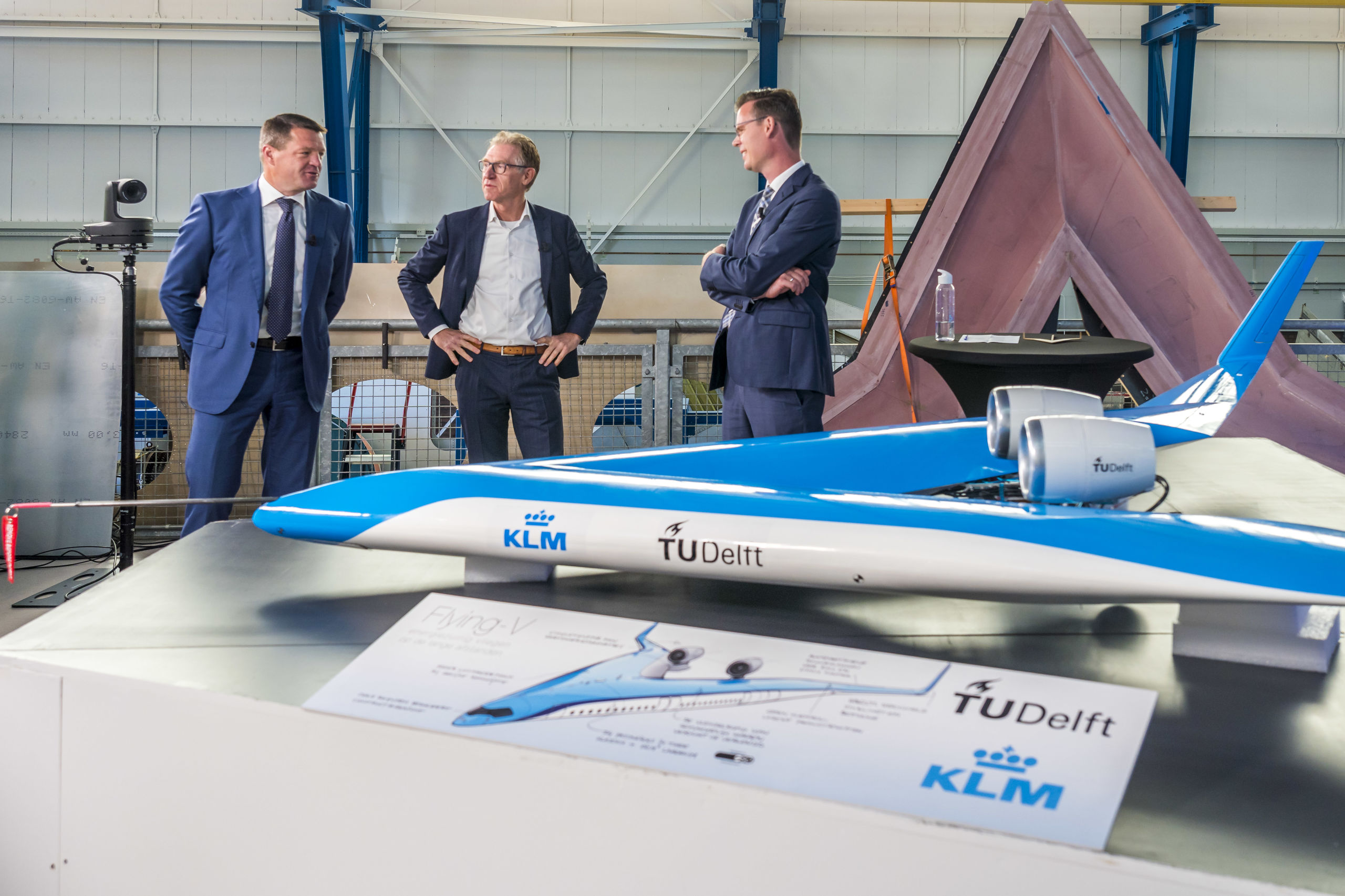 TU Delft en KLM doen eerste testvlucht met 'vliegende vleugel'