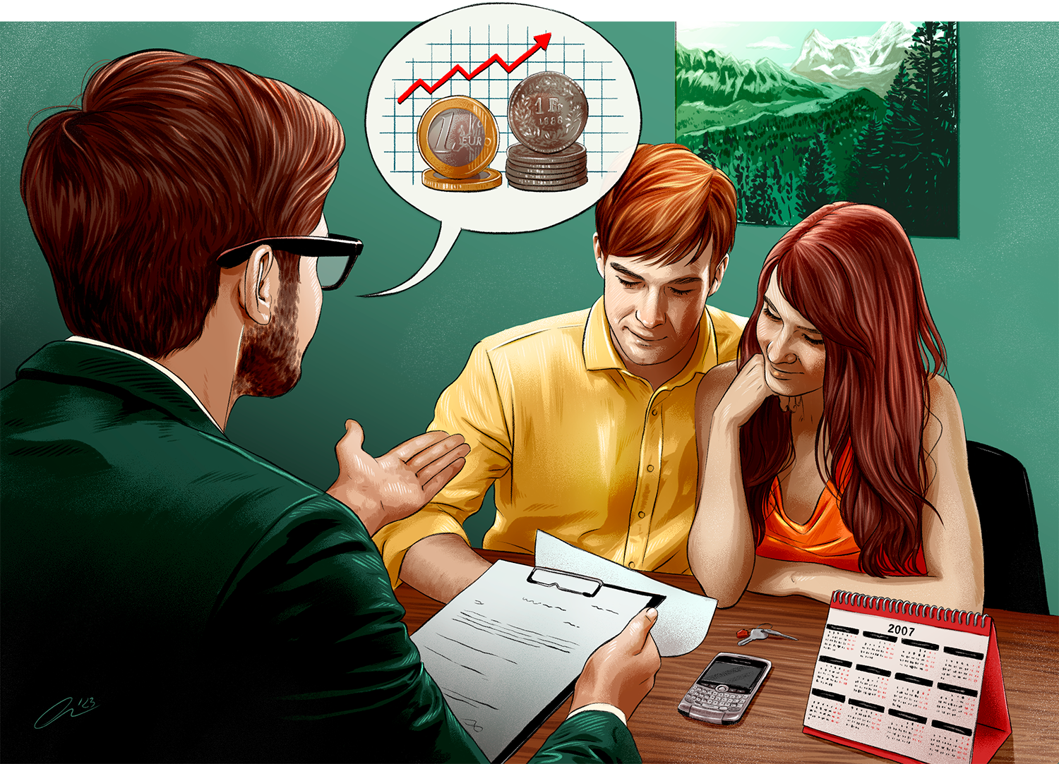 Hypotheek in Zwitserse frank was gunstig als de munt daalde, maar hij ...