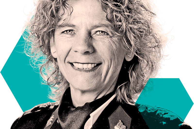 Politiechef Janny Knol heeft al de nodige opvallende operaties op haar naam