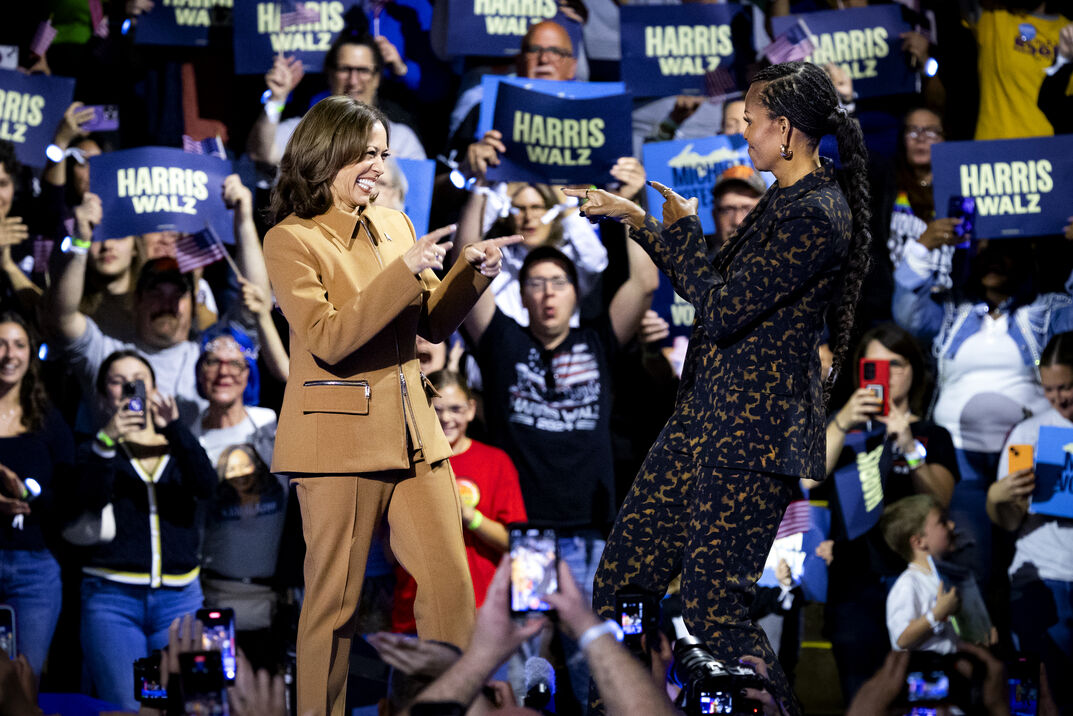 Alarmfase 1 bij team-Harris nu de voorsprong is verdampt