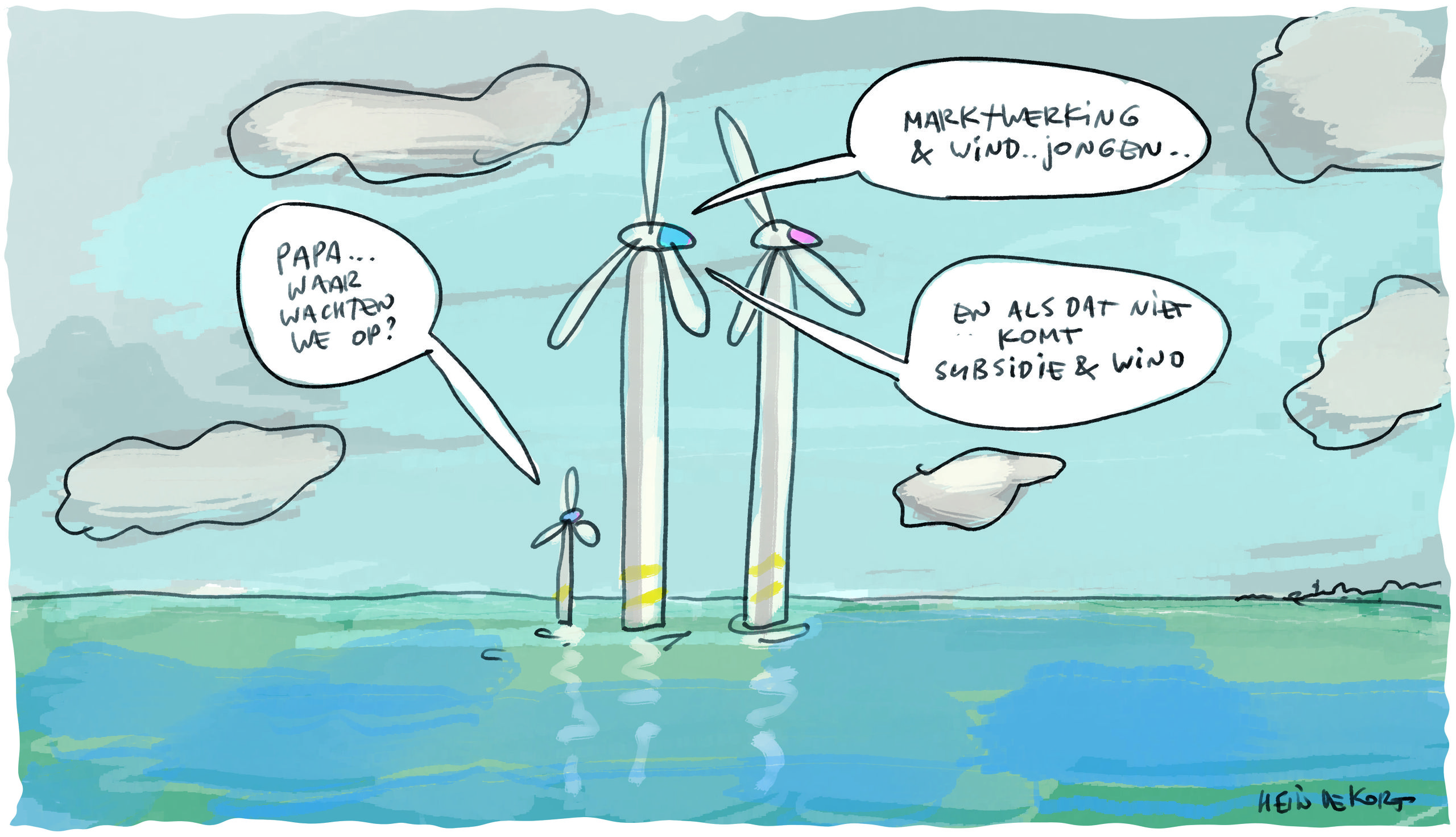 Wind op zee is de kurk waar de energietransitie op drijft, maar die kan ...