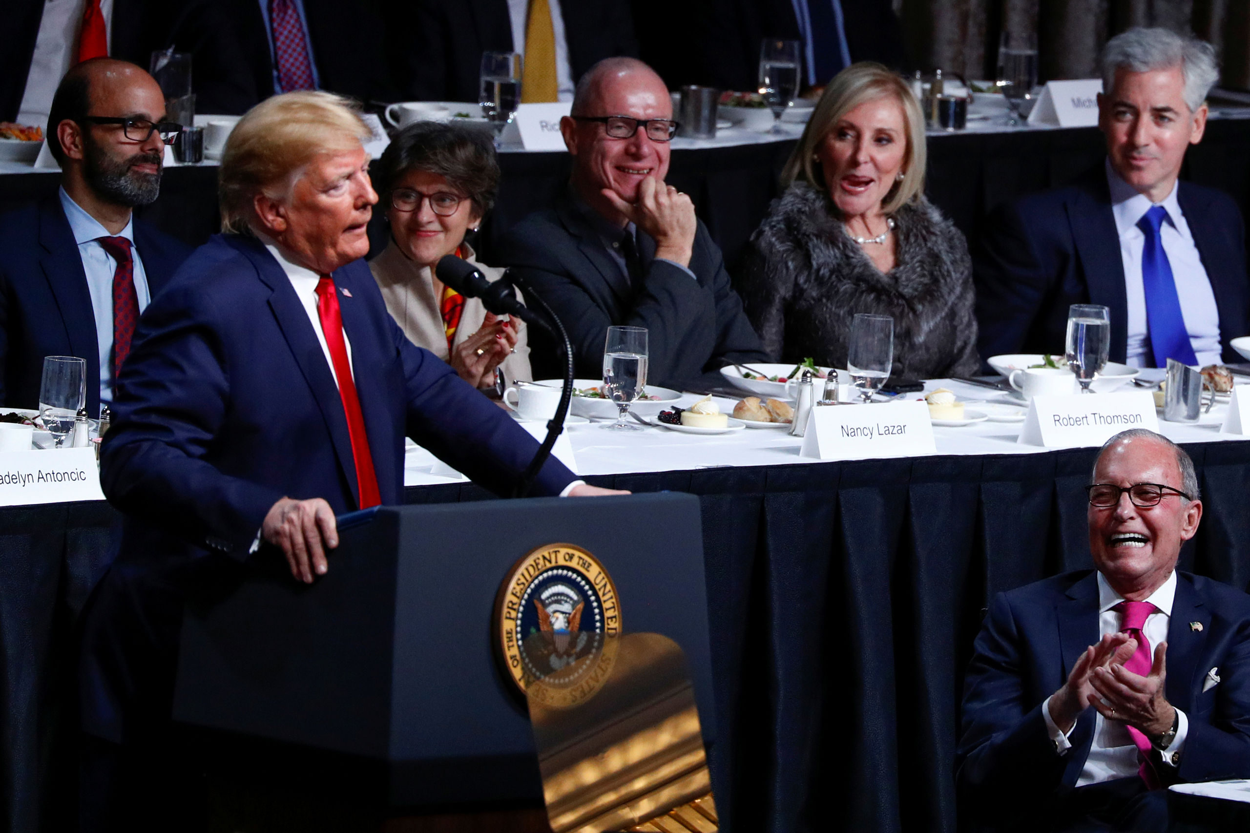 Trump moppert op Fed en laat weinig los over handelsoorlog