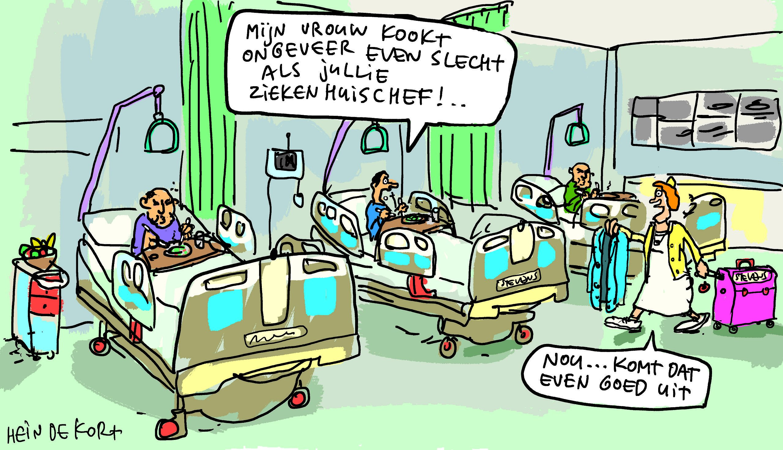 Nederlanders liggen steeds korter in het ziekenhuis. Misschien soms te kort