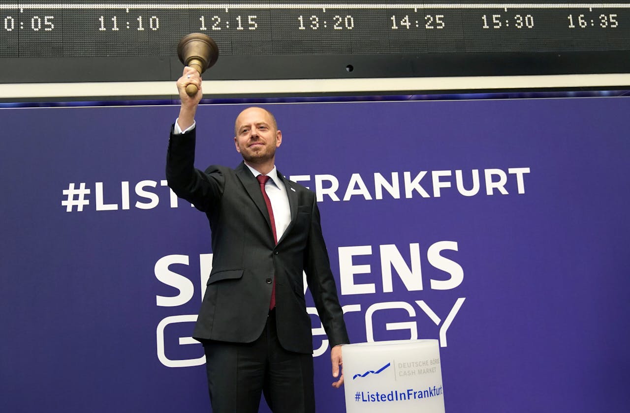 Turbulent beursdebuut van Siemens' energiedochter