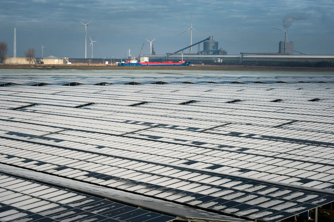 Foto | Opening grootste Nederlandse zonne-energiepark