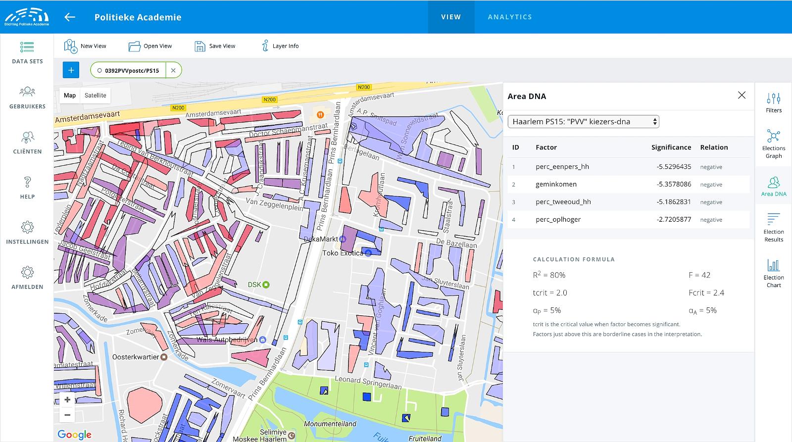 Zeg mij je postcode en ik weet wat je stemt
