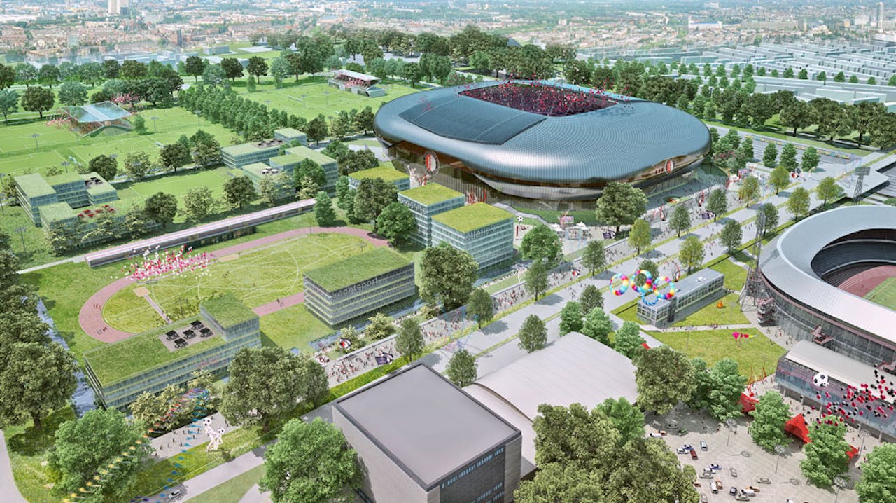 De Kuip wacht een onzekere tijd naast nieuw stadion