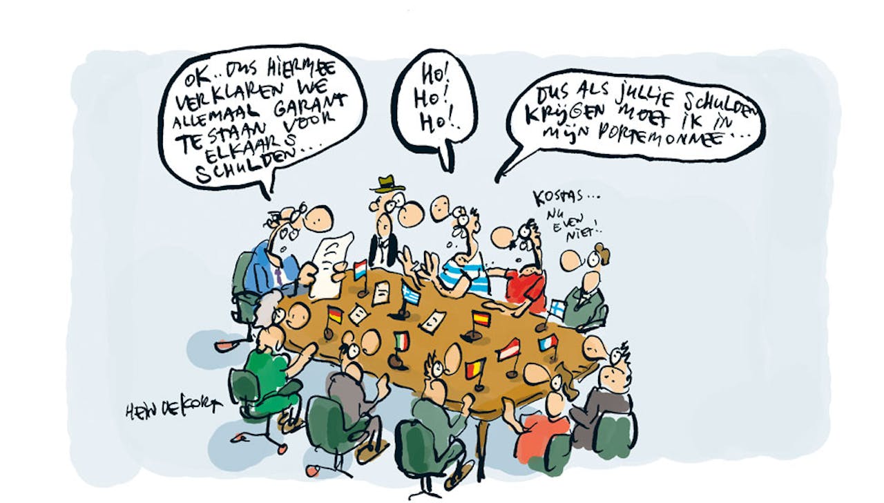 Opinie: Griekse schuld nu afschrijven