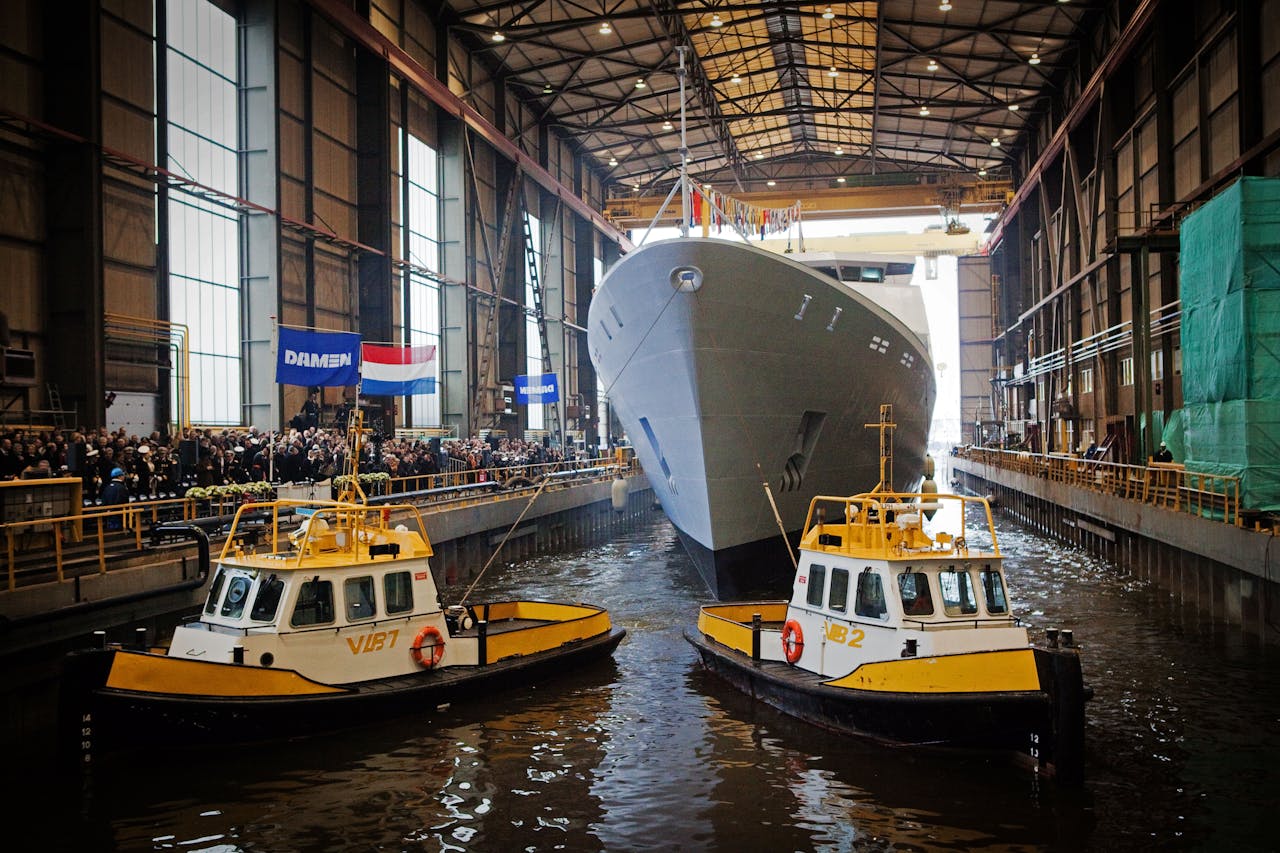 Damen Shipyards ziet orders opdrogen