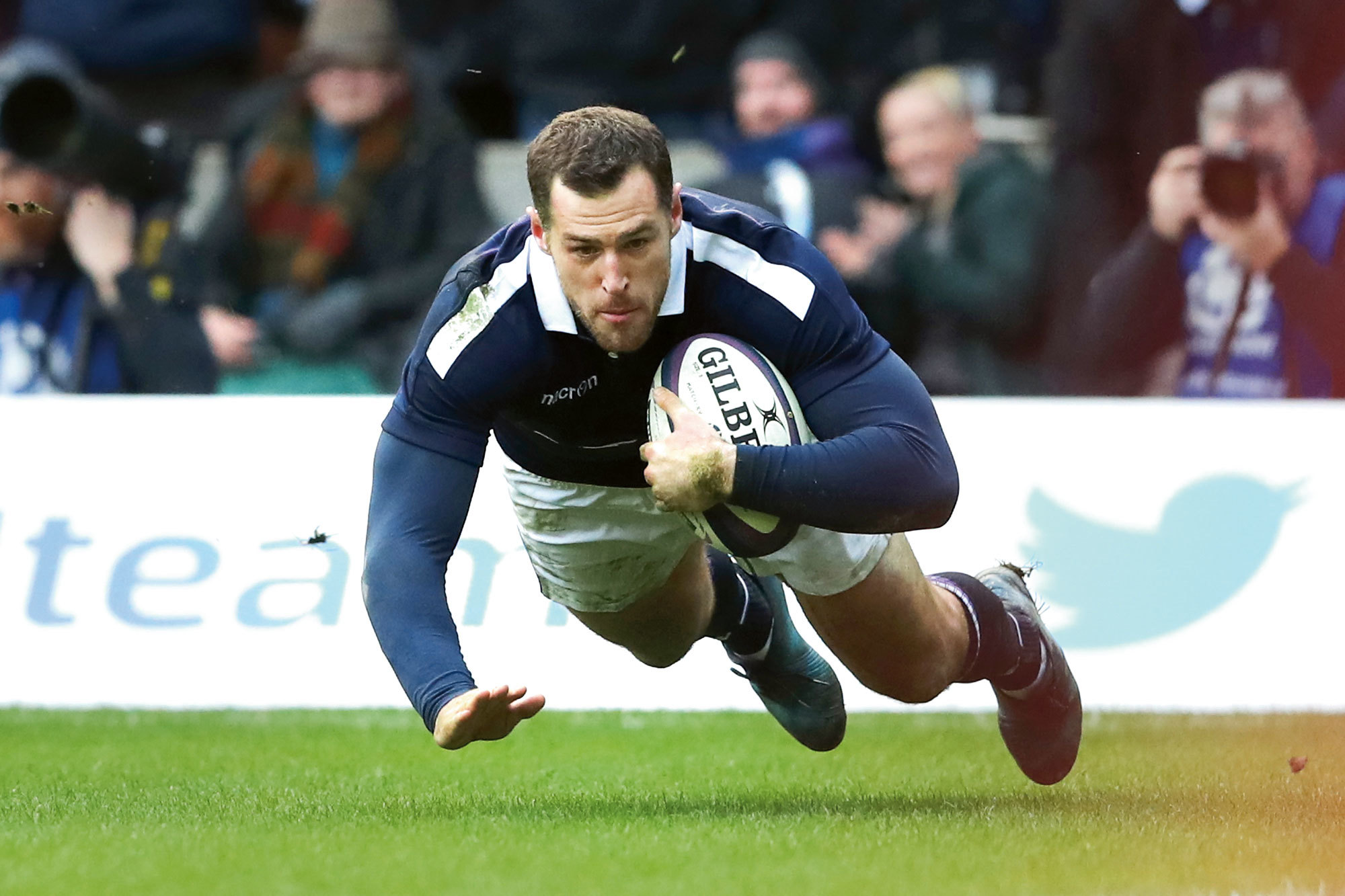 Rugbysterspeler Tim Visser: 'Ik heb altijd spanning nodig'