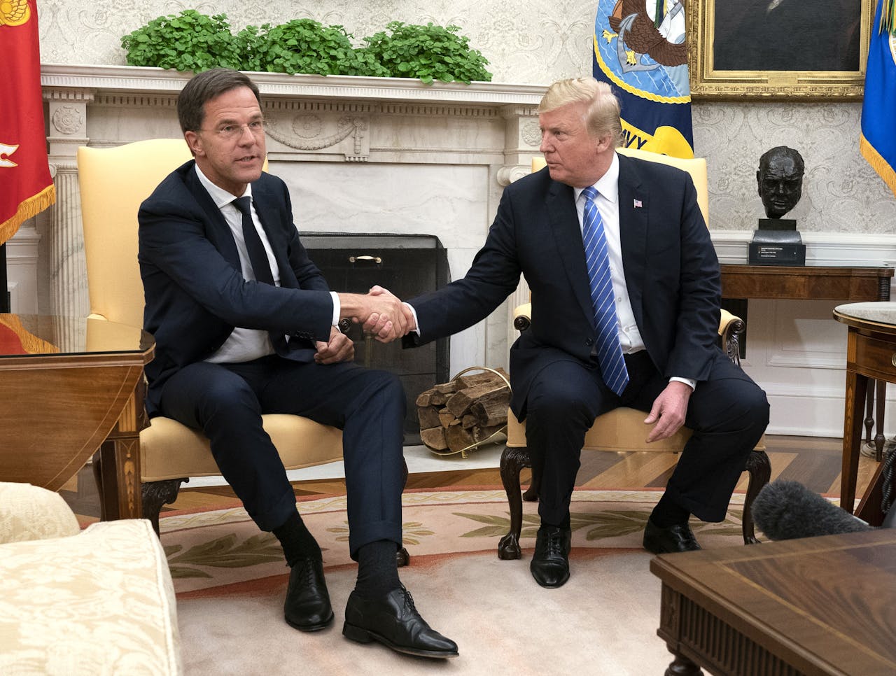 Rutte en Trump schudden elkaar volgende week weer de hand